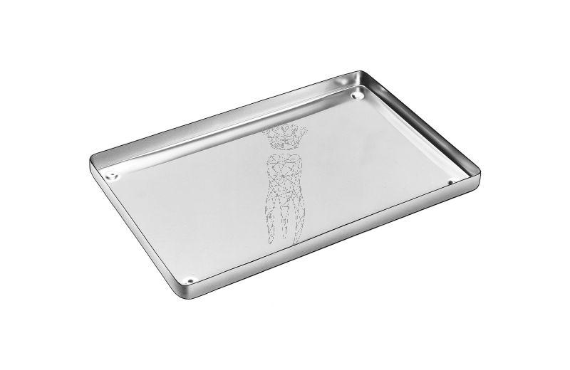 Normtray-Unterteil ungelocht Edelstahl rostfrei | 3035