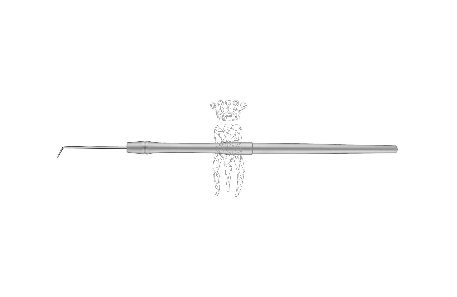 Ligature probe stiff acc. to Dr. Ecker 6.0mm solid handle | OLS-4312